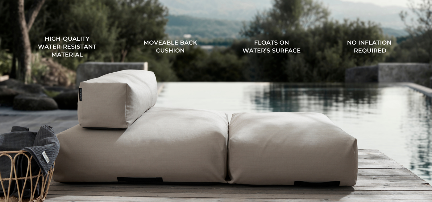 POOLSOFA™ - Unique Floating Lounger